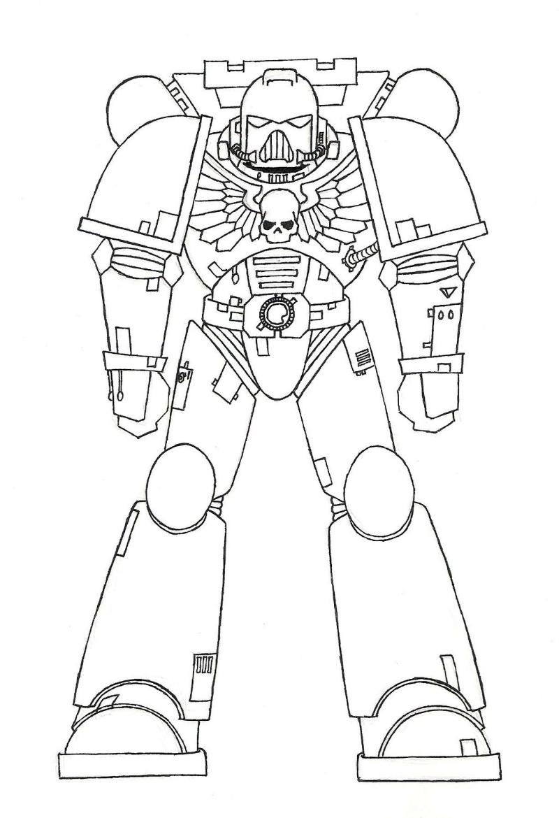 Outlines Warhammer Templates Space Marine Template Gallery 